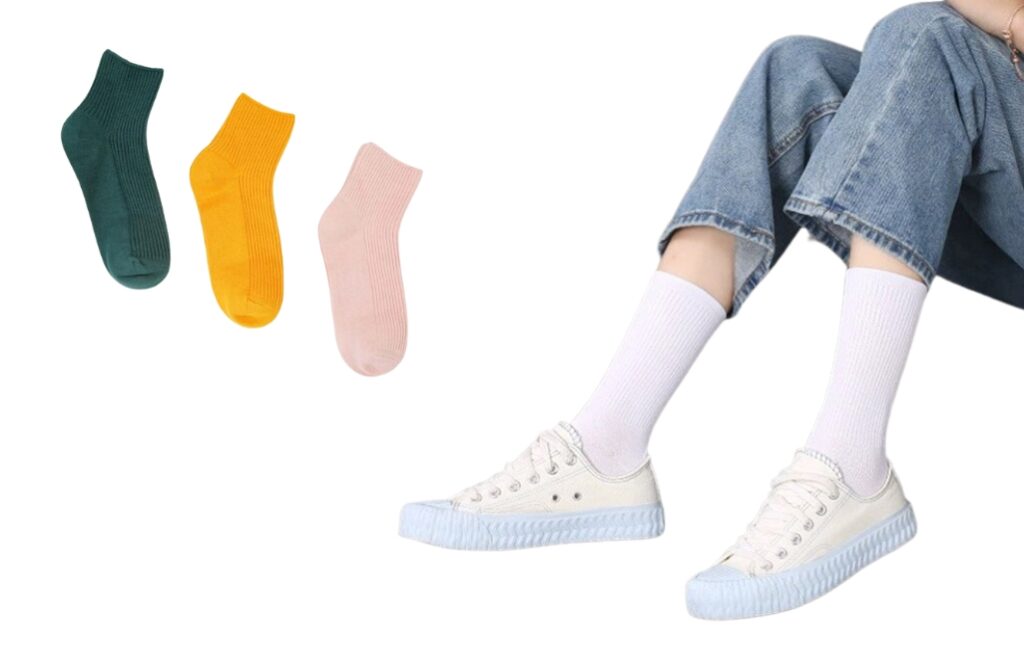 Giày trắng đi tất màu gì vừa dễ phối vừa thời trang?